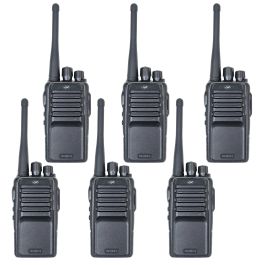 Kit of 6 portable radio stations PNI PMR R15 0.5W, 16 programmable ...