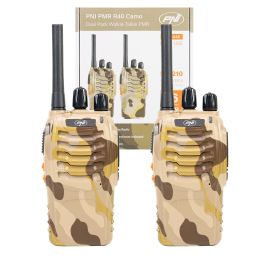 PNI PMR R40 Camo portable radio station, set of 2, 0.5W, 16 ...